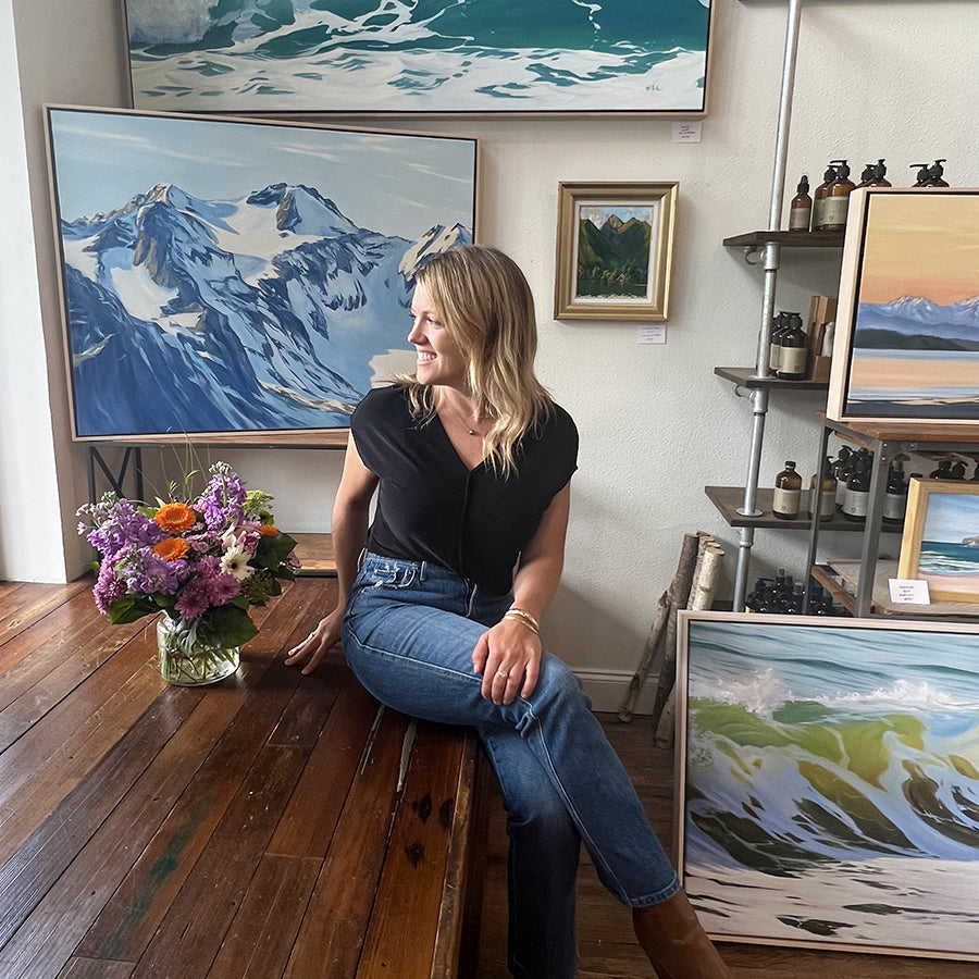 2023 Olympia Spring Artswalk at ModaCapelli – Julie Kluh Art