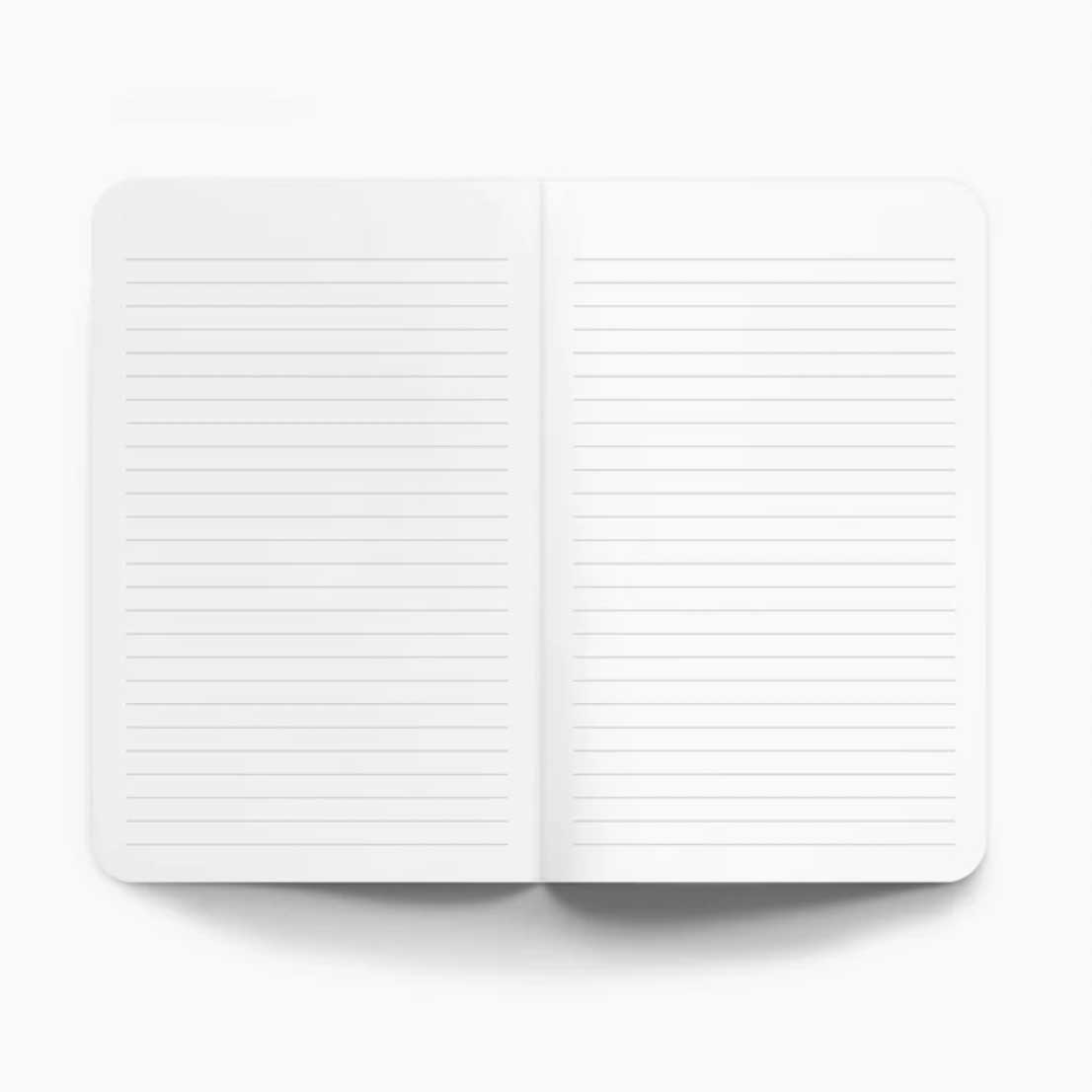 Ocean Journal Waves Notebook Lined Pages - Julie Kluh Art