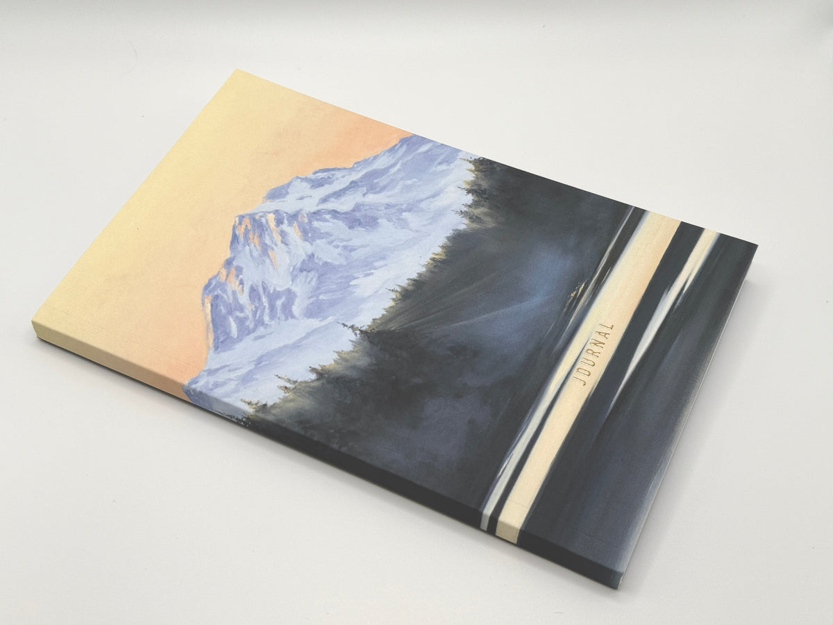 Ocean Journal Waves Notebook Lined Pages - Julie Kluh Art