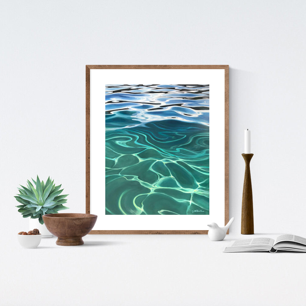 Ocean Decor - Clear Water Paintings & Prints Artist Julie Kluh – Julie ...